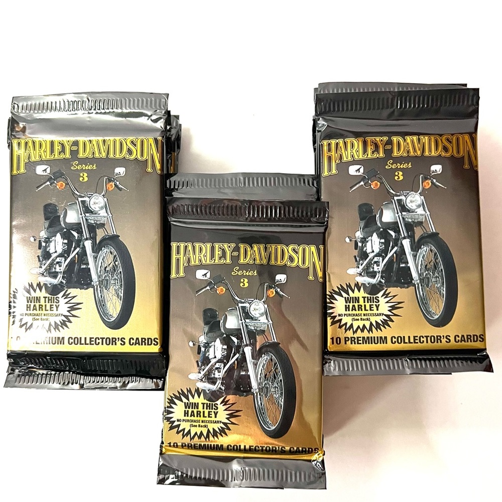 360 Harley Davidson Cards. Sealed. Series 3. 36 Packs… - Gem